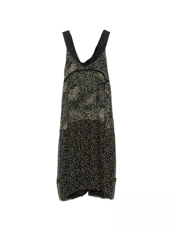 ANTONIO MARRAS VINTAGE 2000s Floral Print Sleeveless Midi Dress