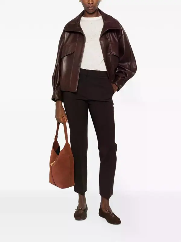 Max Mara Crystal-embellished Polka-dot Long-sleeve T-shirt - Neutrals