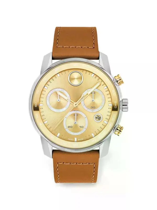 Movado Bold Verso 44mm Watch - Gold