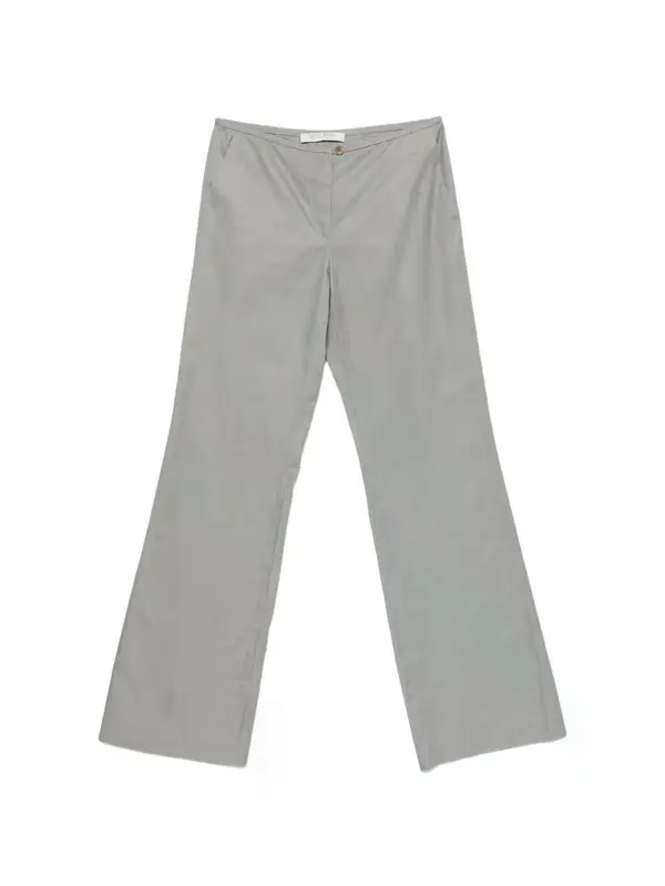 Miu Miu 2000s Straight-leg Cotton Trousers