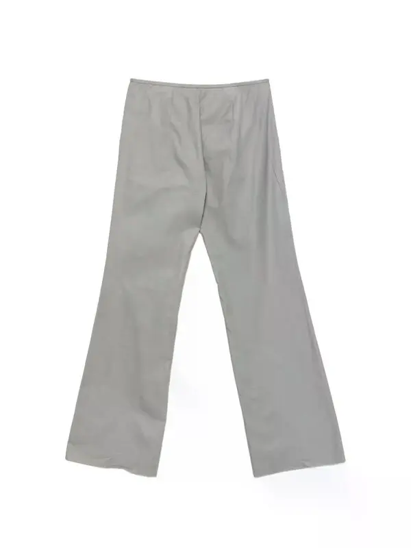 Miu Miu 2000s Straight-leg Cotton Trousers