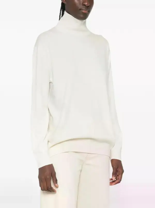Malo High-neck Long-sleeve Fine Knit Sweater