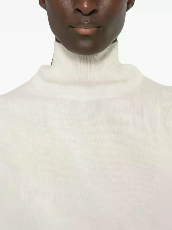 Malo High-neck Long-sleeve Fine Knit Sweater