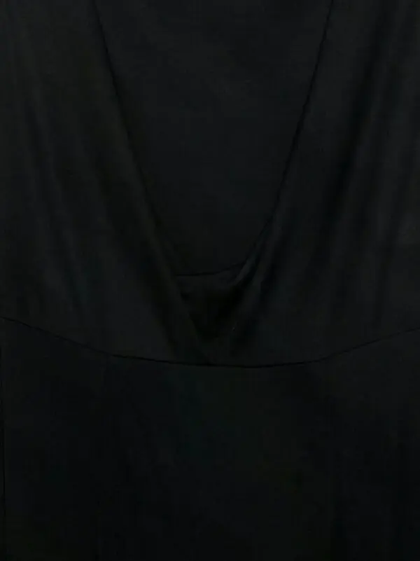 Moschino Sleeveless Draped-back Midi Dress