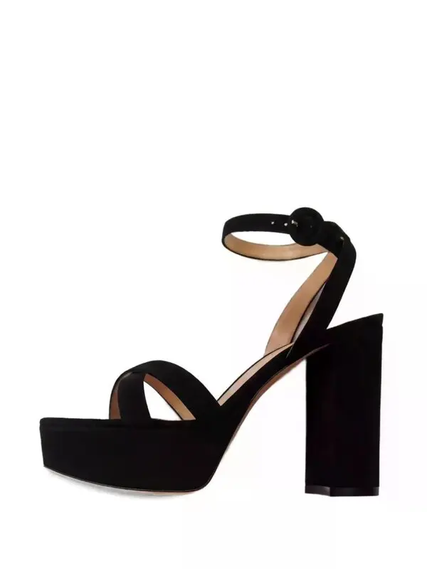 GIANVITO ROSSI Platform Buckle-fastening Sandals - Black