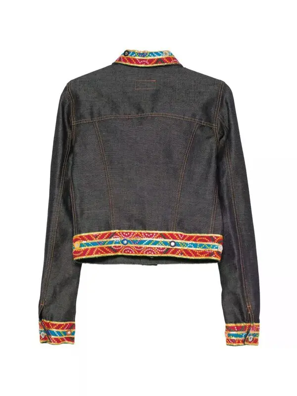 Dolce & Gabbana 2000s Embroidered Denim Jacket