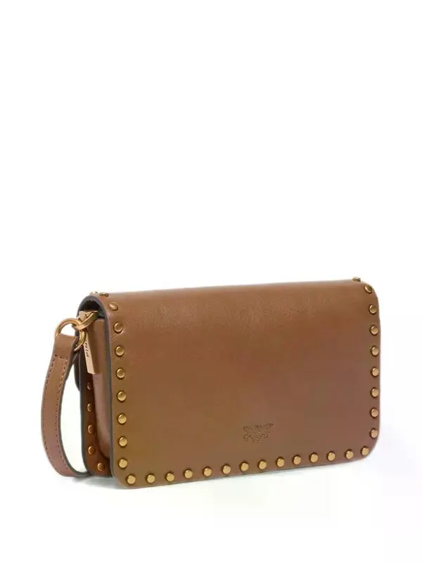 Pinko Love Birds Studded Shoulder Bag