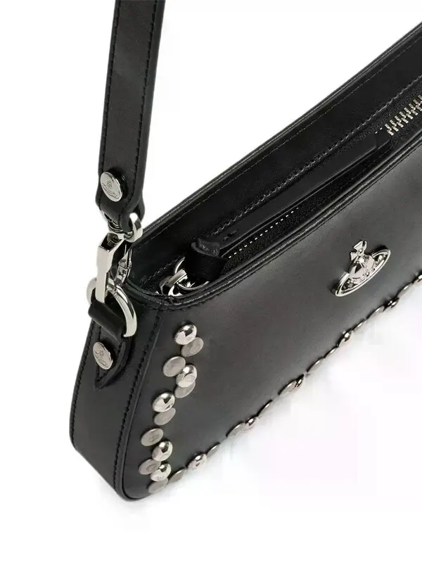 VIVIENNE WESTWOOD Tasha Studded Leather Shoulder Bag