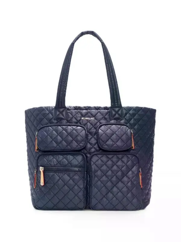 Mz Wallace Large Metro Quilted Tote Bag - Blue
