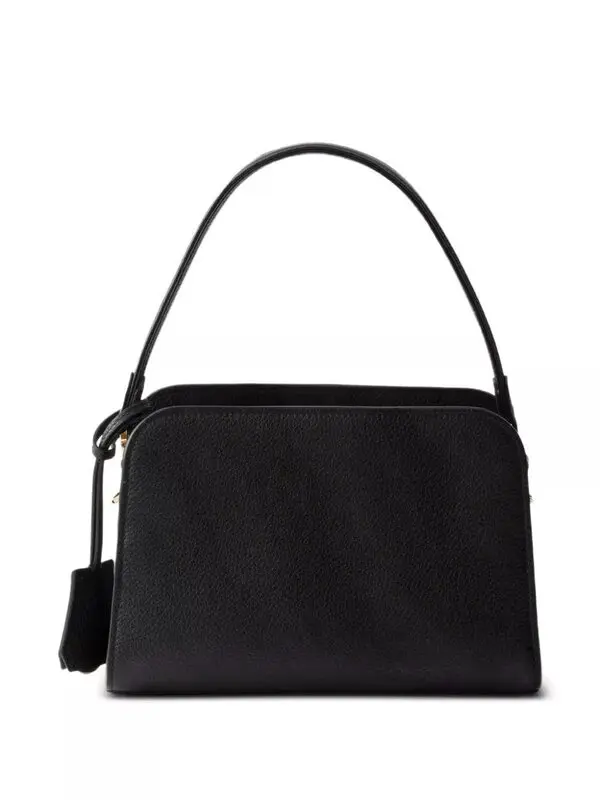 Prada Leather Mini Handbag - Black
