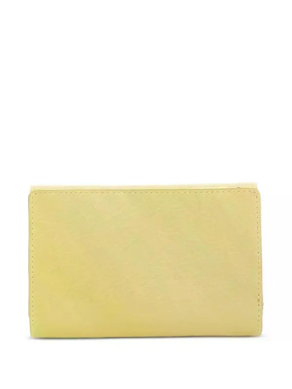 Liu Jo Pebbled-effect Trifold Wallet - Yellow