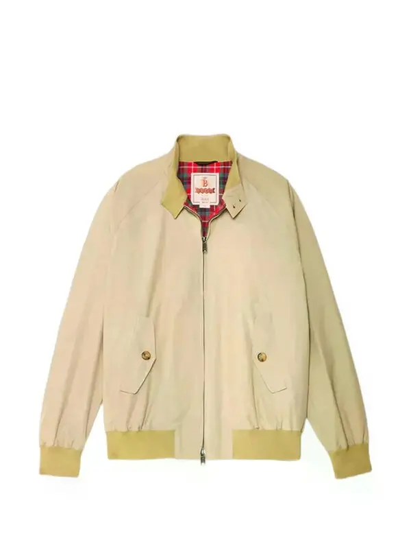 BARACUTA G9 Harrington Umbrella-motif Jacket - Neutrals