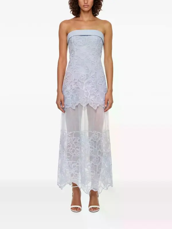 Simkhai Rennis" Lace-trimmed Maxi Dress