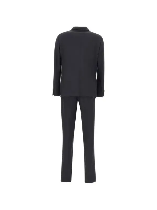 MANUEL RITZ Double-breasted Virgin Wool Suit
