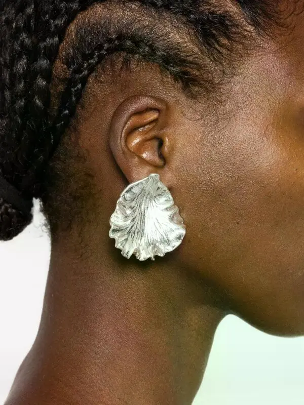 Cult Gaia Iris Leaf Earrings