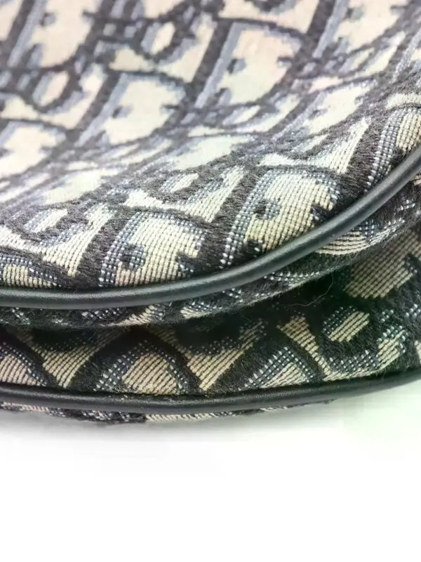 Dior Saddle Oblique Jacquard Tote Bag