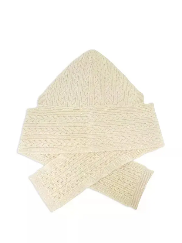 Isabel Marant Étoile Honorine Cable-knit Hodded Scarf