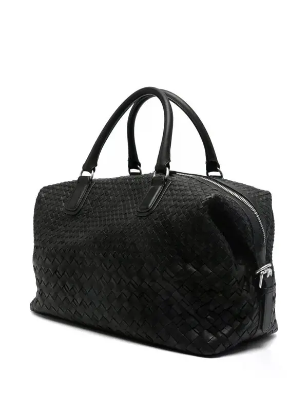 Officine Creative Woven Leather Holdall Bag