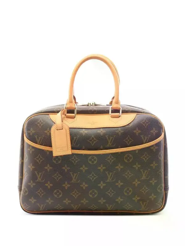 LOUIS VUITTON Monogram Canvas Deauville Tote Bag - Brown