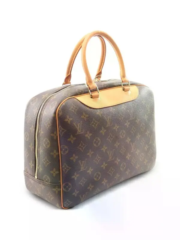 LOUIS VUITTON Monogram Canvas Deauville Tote Bag - Brown