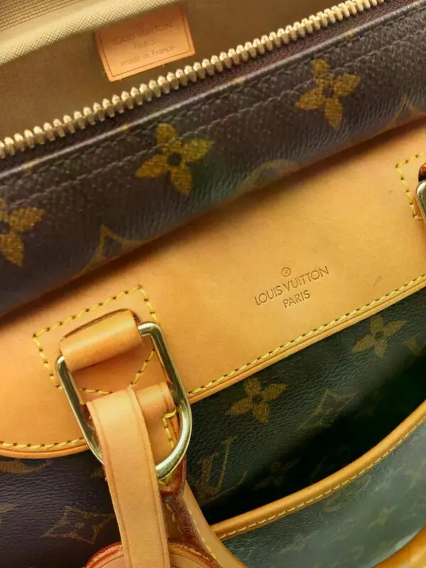 LOUIS VUITTON Monogram Canvas Deauville Tote Bag - Brown
