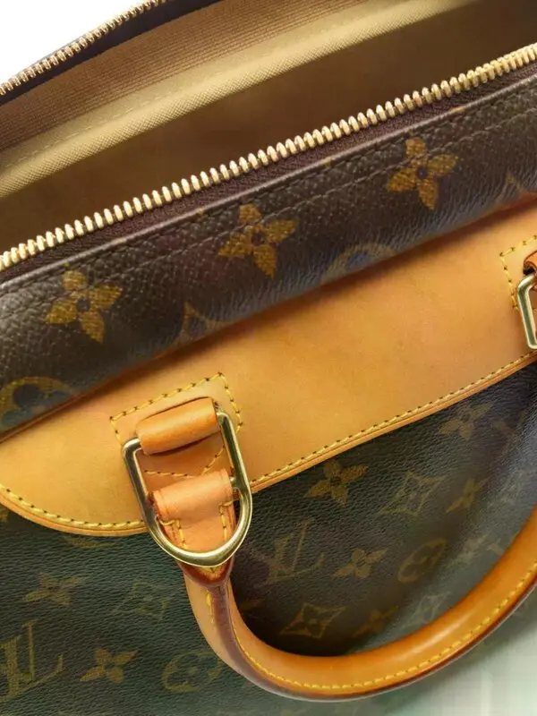 LOUIS VUITTON Monogram Canvas Deauville Tote Bag - Brown