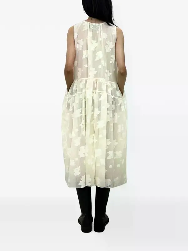 ÉPINGLER Floral-pattern Halter Midi Dress