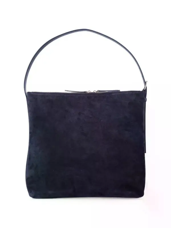 A.p.c. Maxi Vera Suede Tote Bag - Blue