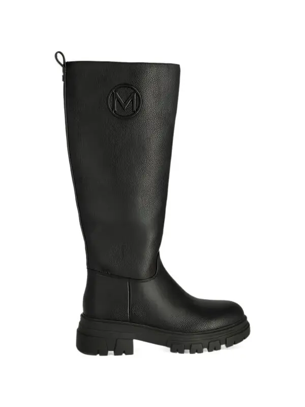 MEXX Logo-patch Lug-sole Boots - Black