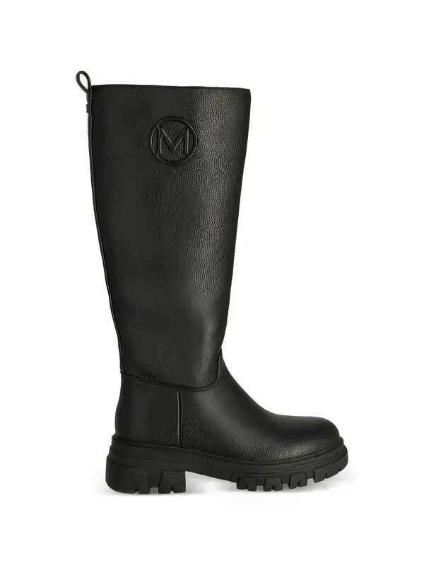 MEXX Logo-patch Lug-sole Boots - Black