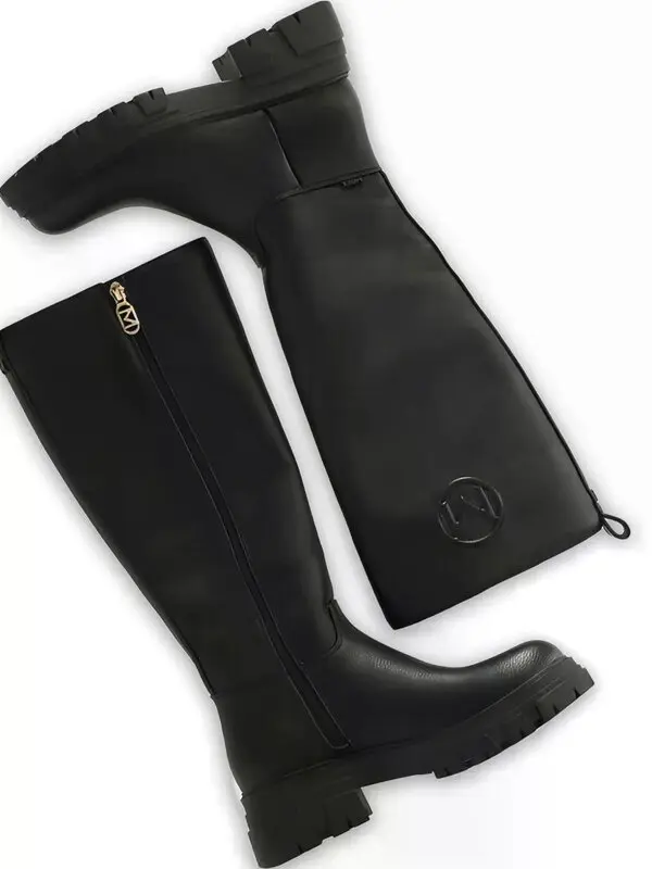 MEXX Logo Patch Lug Sole Boots