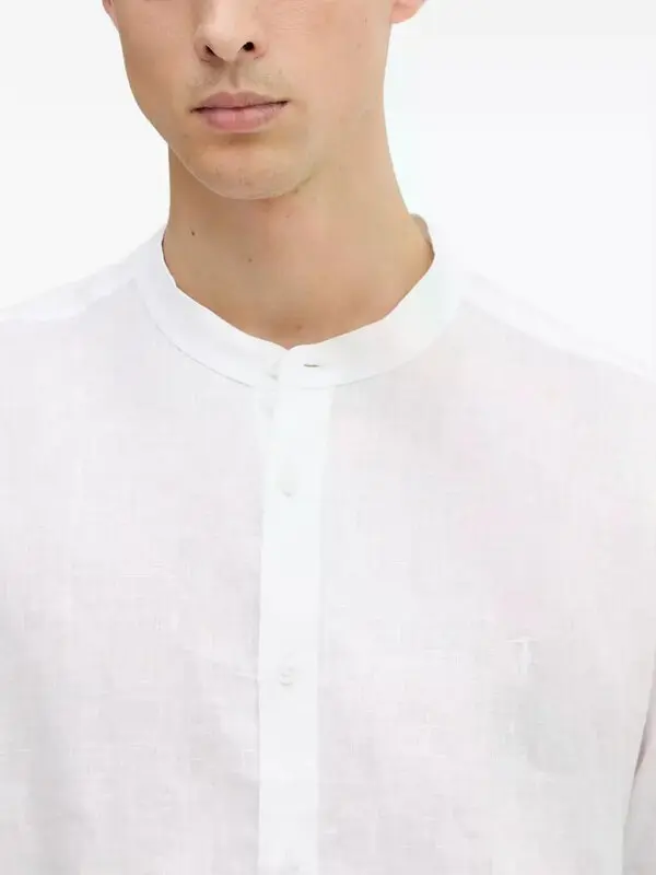 TRUSSARDI Mandarin-collar Long-sleeve Shirt