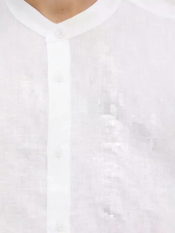 TRUSSARDI Mandarin-collar Long-sleeve Shirt