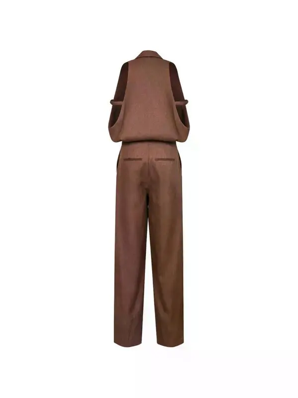 BATAKOVIC Sleeveless Wrap-front Jumpsuit