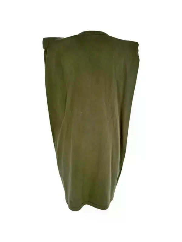 THE FRANKIE SHOP Shoulder-padded Mini Dress - Green