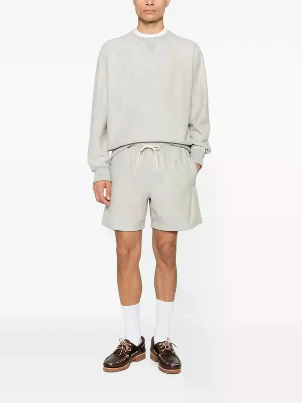 ROSA RUGOSA Crew Neck Sweatshirt With Ribbed Trim