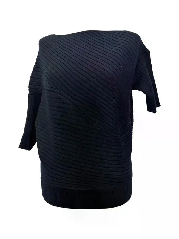 JW Anderson 2020s Dolman-sleeve Boat-neck Sweater - Blue