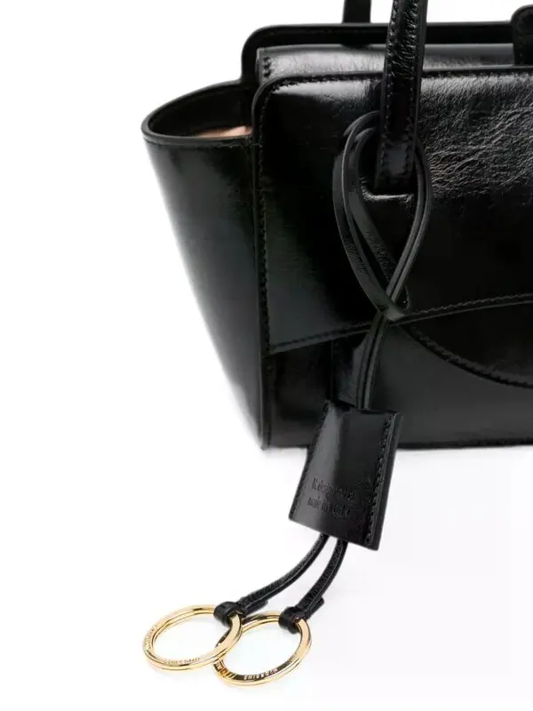 HIDESINS Logo-print Leather Tote Bag