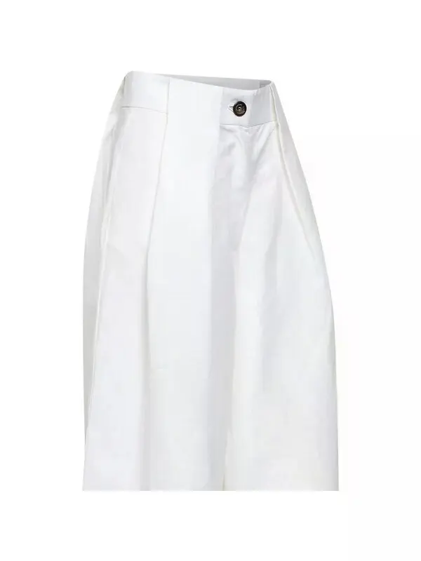 BATAKOVIC Pleated Wide-leg Linen Trousers