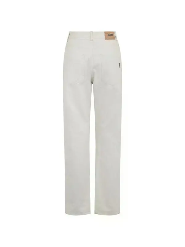 MOORER Logo-patch Straight-leg Jeans