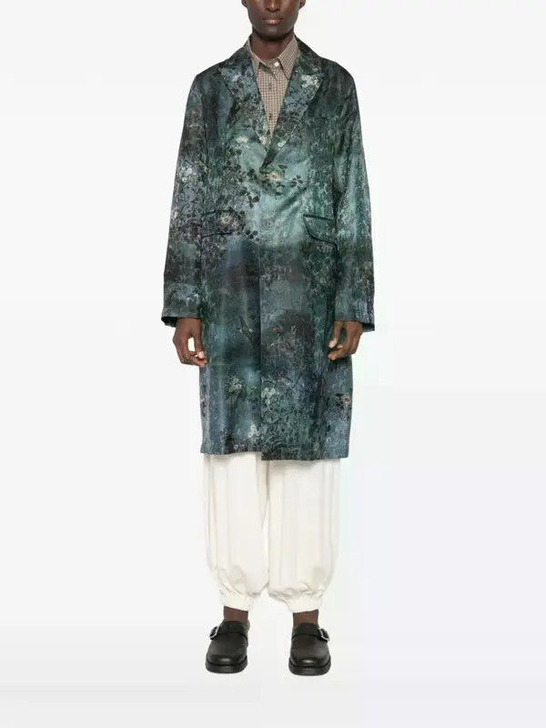 PIERRE-LOUIS MASCIA Floral-print Coat