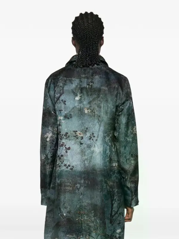 PIERRE-LOUIS MASCIA Floral-print Coat