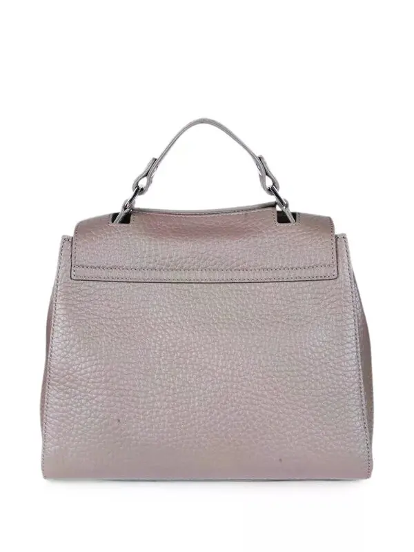 Orciani Small Sveva Pebbled Calf Leather Tote Bag - Neutrals