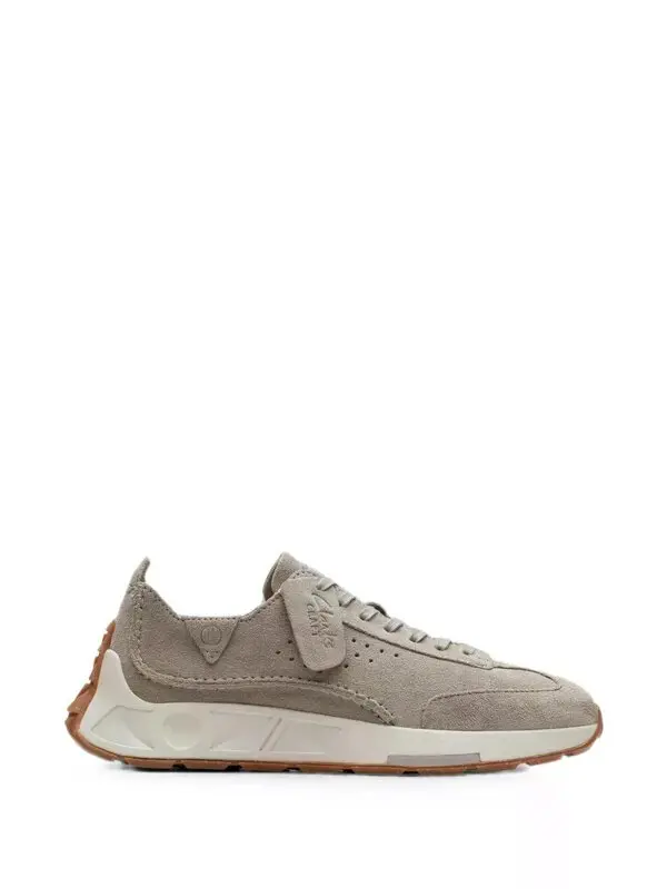 Clarks Craft Speed Suede Sneakers - Grey