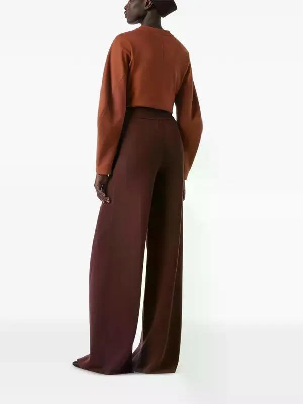 Loro Piana Siena Wide-leg Knit Track Pants - Red