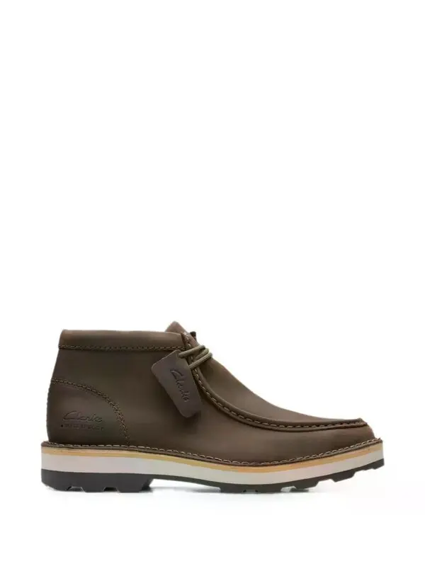 Clarks Corston Wally Waterproof Boots - Green