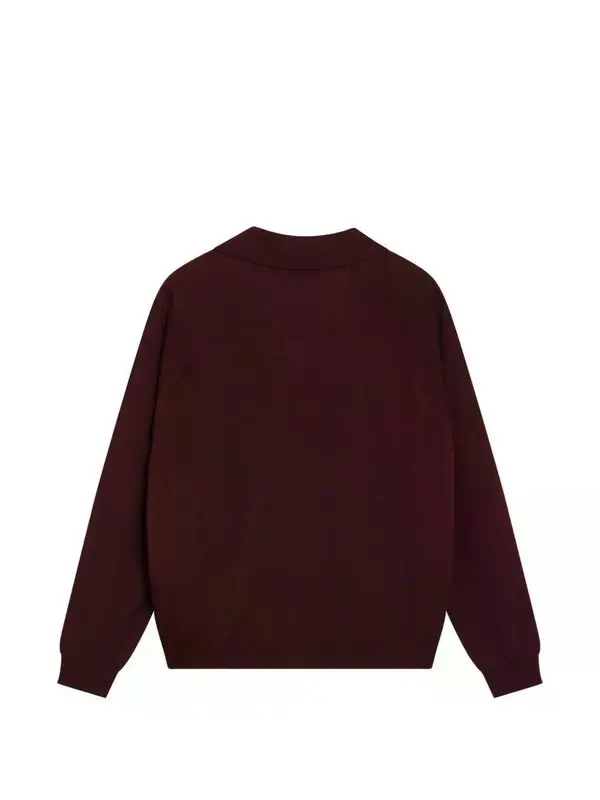 Miu Miu Logo-embroidered V-neck Sweater