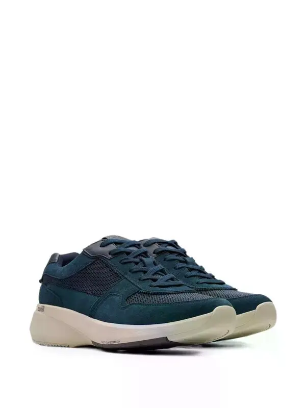 Clarks Lehman Race Suede Sneakers - Blue