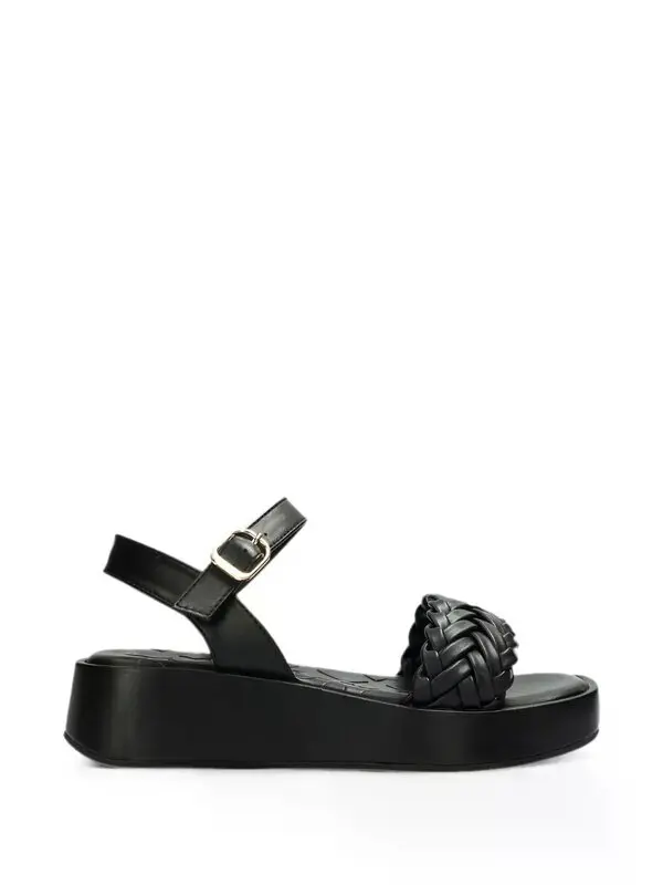 MEXX Braided Platform Sandals - Black