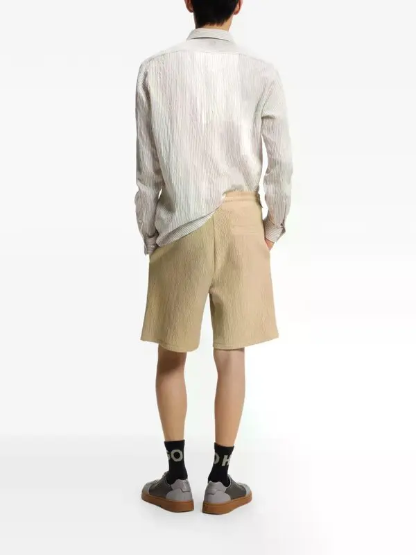 Hugo Crinkle-effect Drawstring Track Shorts
